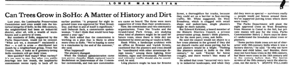Visions of a Greener SoHo — SoHo Broadway Initiative